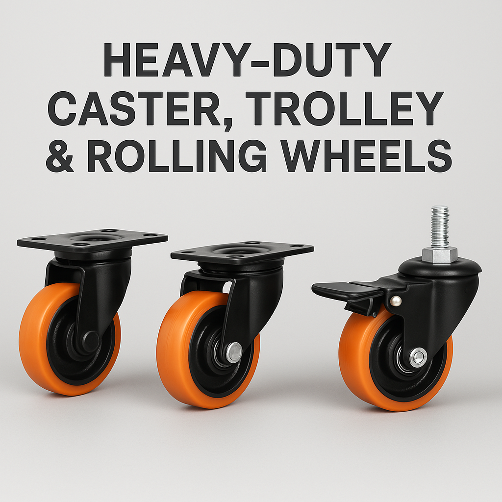 Heavy Duty Caster, Trolley and Rolling Wheels – industrialproducts4u