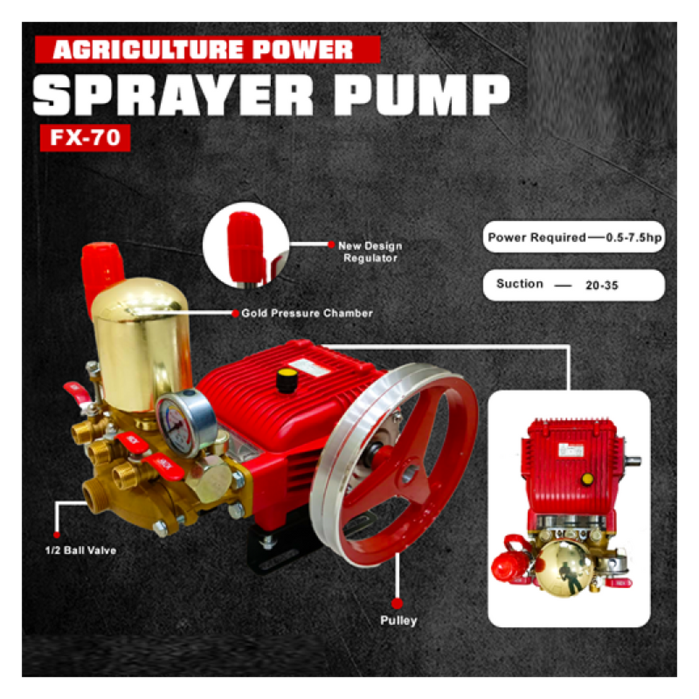 FLYMAX FX70 5.5HP Sprayer Pump – High-Pressure for Agriculture ...
