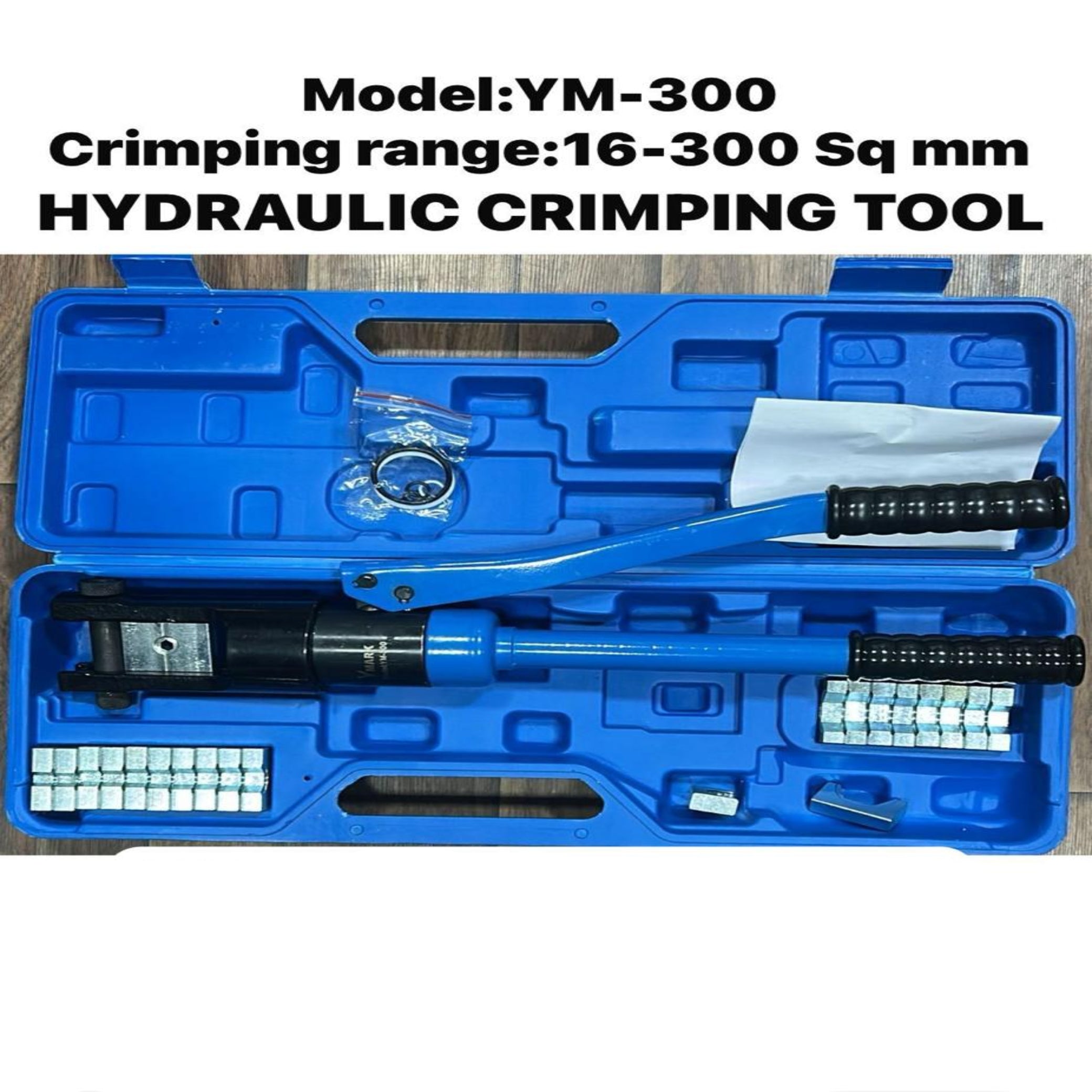 YM-300 Hydraulic Crimping Tool 16–300 Sq.mm – Heavy-Duty Cable Lug Cri ...