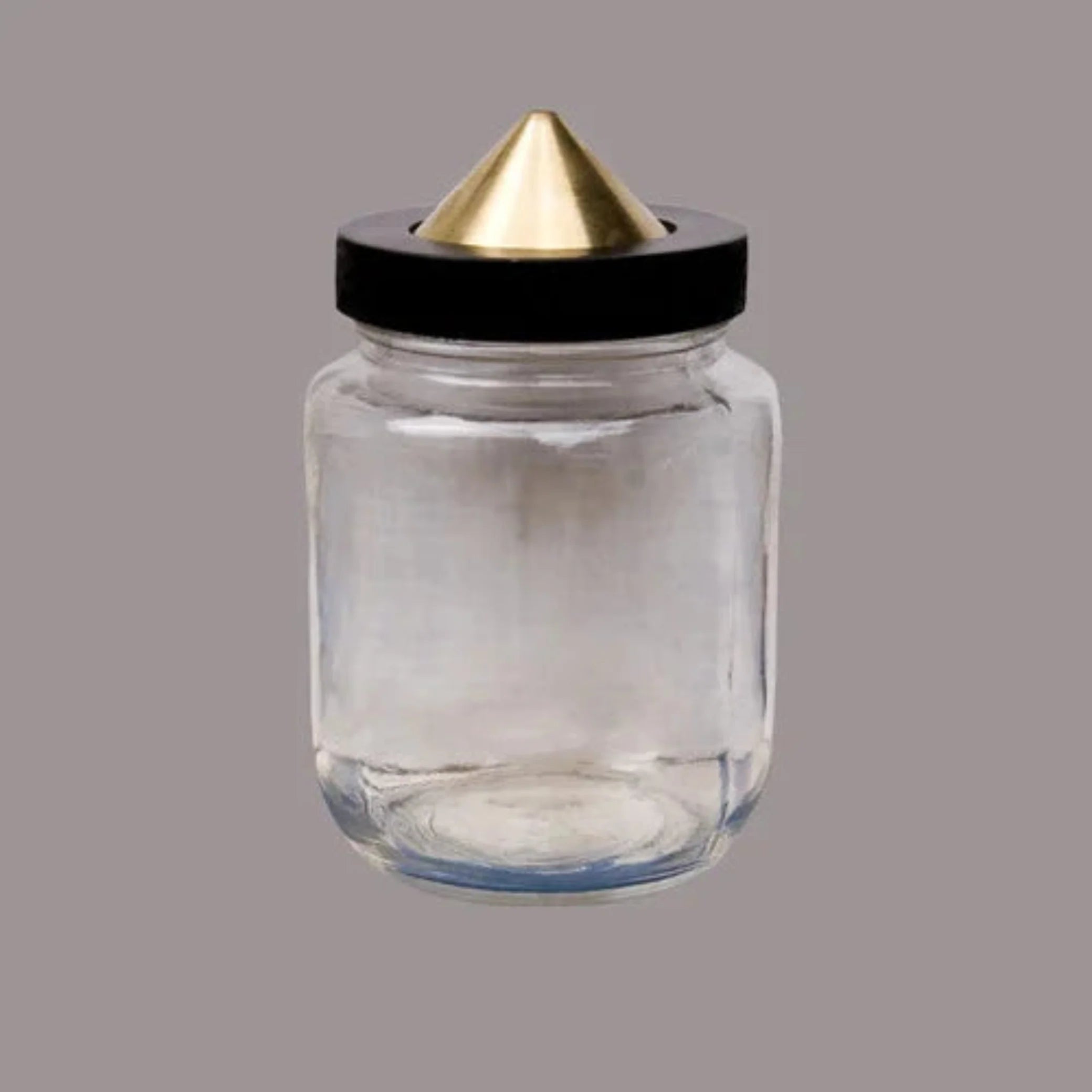 Pycnometer 1L - Glass Jar with Brass Cone & Locking Ring for Precise ...